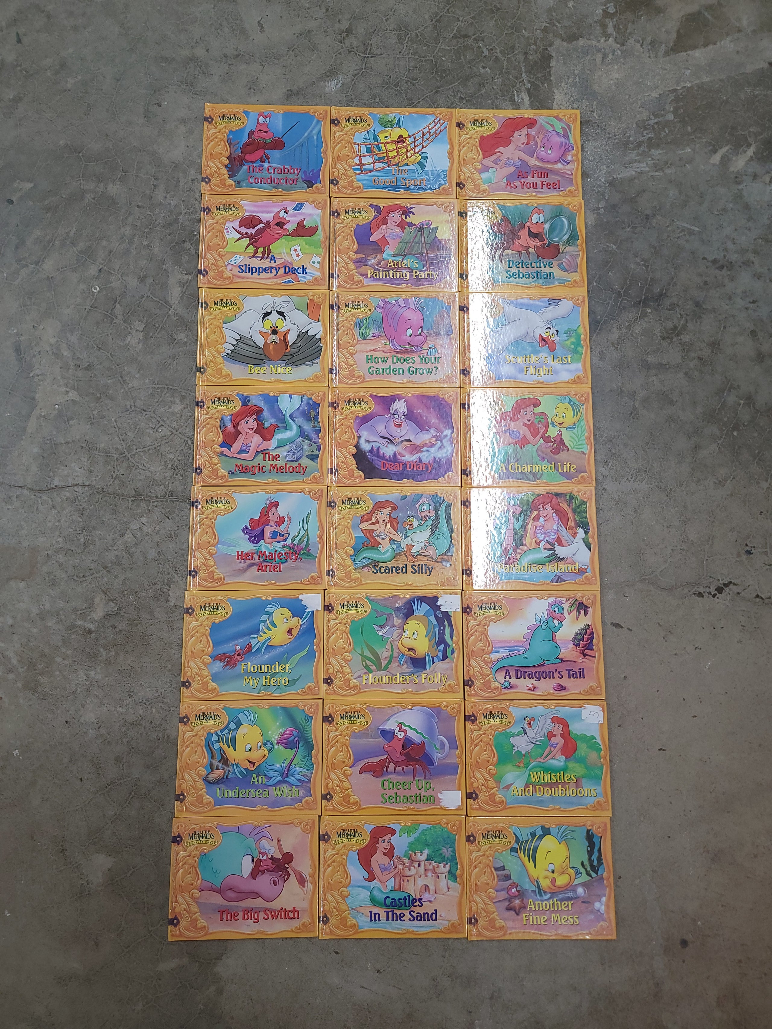 Set Of 24 Little Mermaid Treasure Chest Books | Life's Celebration Center